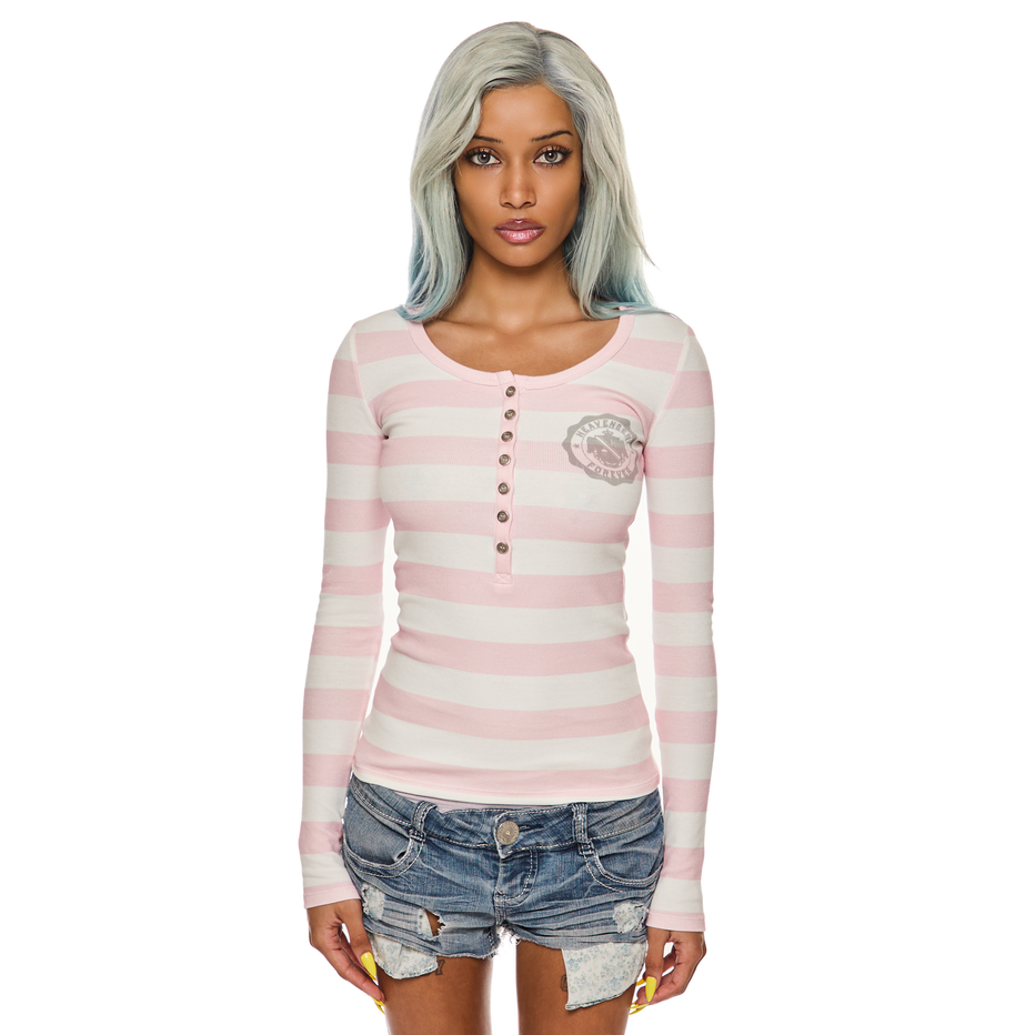 Expelled Henley - Pink – HeavenSent