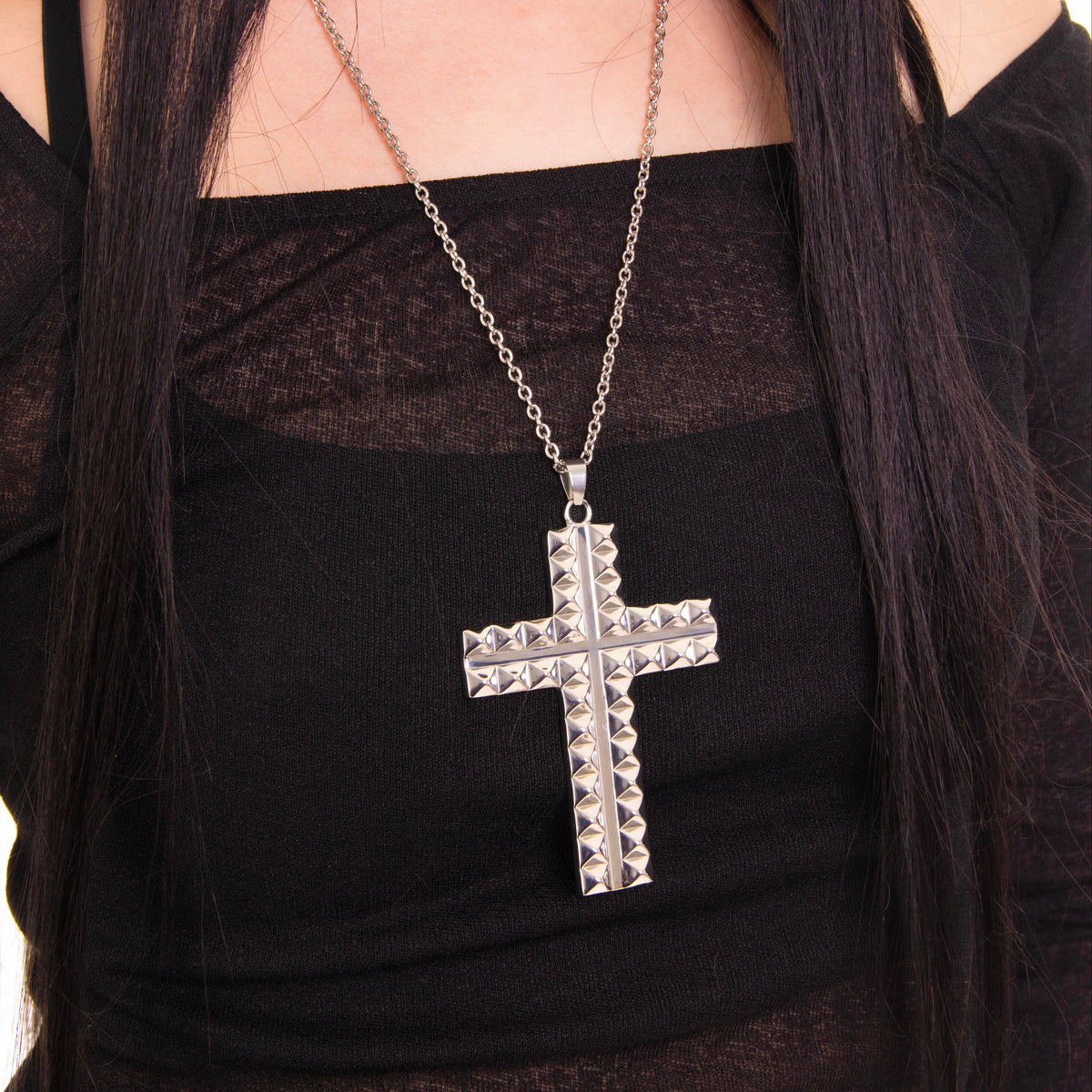 XL Ego Cross Necklace – HeavenSent