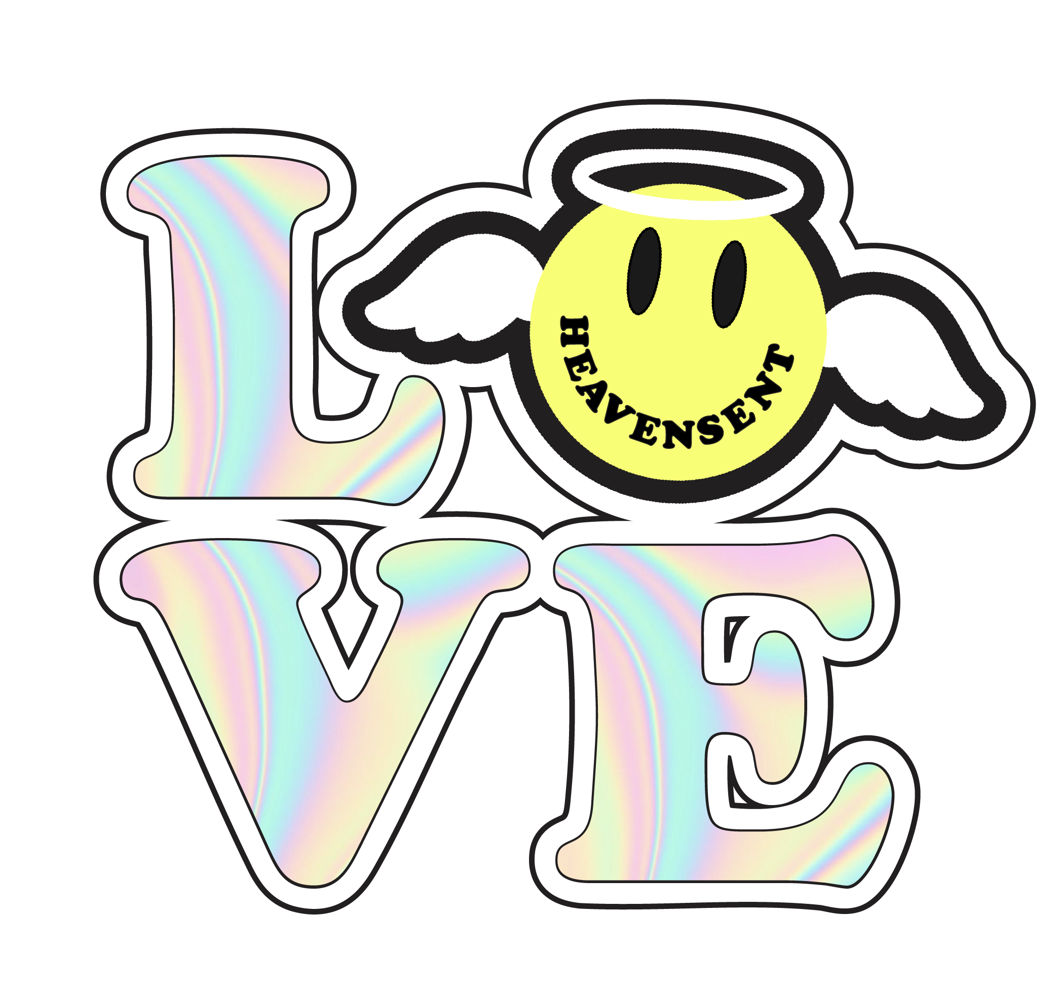 LIVE.LOVE.STICKER PACK – HeavenSent